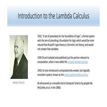Introduction To The Lambda Calculus Ppt