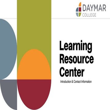 Introduction to the LRC | PPTX