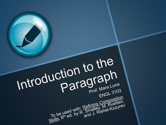 The expository paragraph | PPT