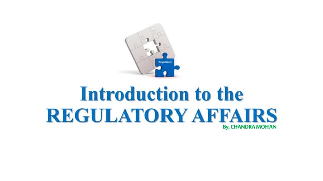 US FDA Regulatory Submissions | PPTX