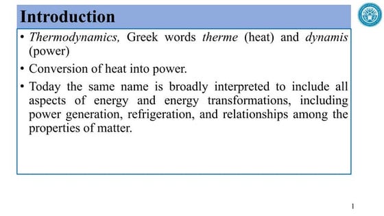 Thermodynamic system | PPTX | Physics | Science