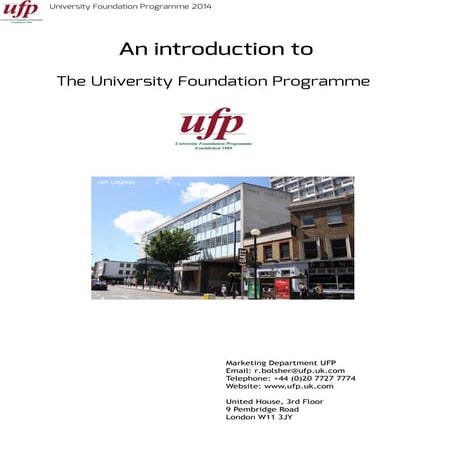 David Game UFP Introduction to the ufp | PDF