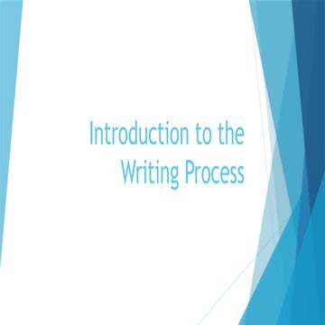 Chapter 2: The Writing Process at Work (Kolin's Successful Writing at ...