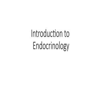 Introduction to tndocrine gland.pptx lectures | PPT
