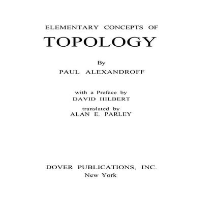 Introduction to topology | PDF