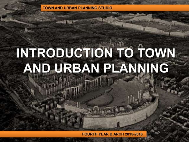 Urban planning and development | PDF