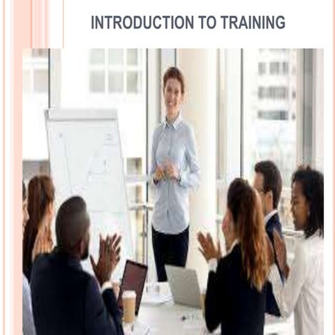 Training and objective | PPTX