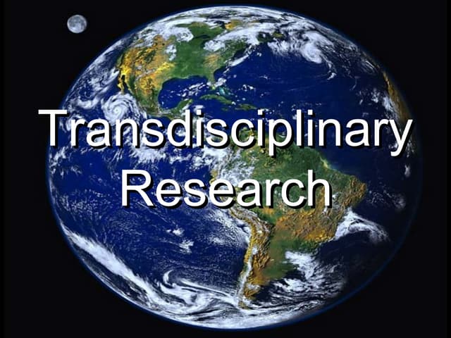 Interdisciplinary research | PPTX