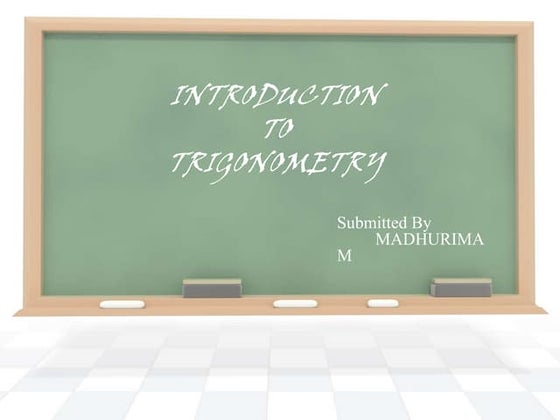 Trigonometry class10 | PPT | Physics | Science