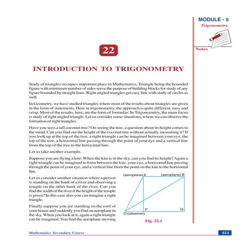 Introduction to trigonometry | PDF