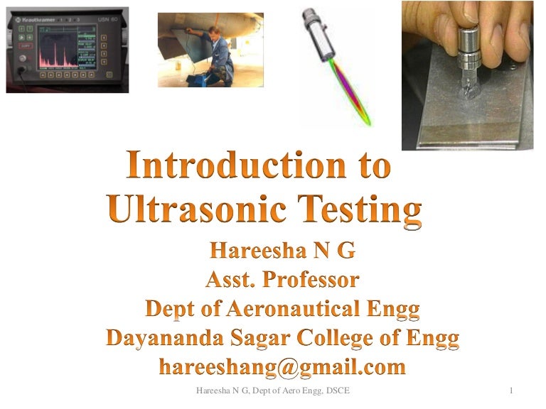 Introduction To Ultrasonic Testing
