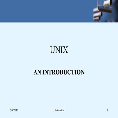Introduction To Unix Ppt 4722