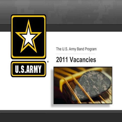 Introduction to us army bands | PDF