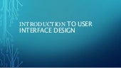 User interface - Human Computer Interaction | PPT