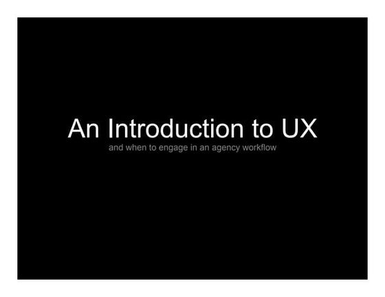 User Experience (UX) Design Process | PDF | Technology & Computing