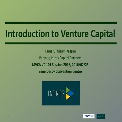 Micro-VC slide deck update | PPTX