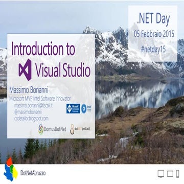 Introduction to visual studio | PPTX