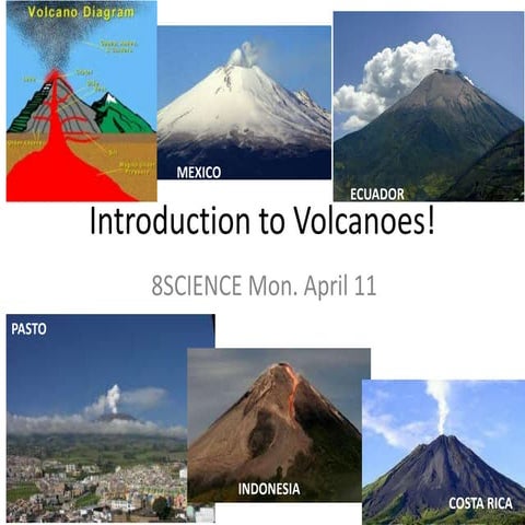 Introduction to volcanoes! | PPTX