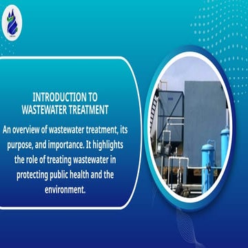 Introduction to Wastewater Treatment.pptx
