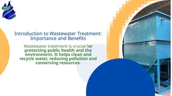 Introduction to Wastewater Treatment Importance and Objectives.pptx