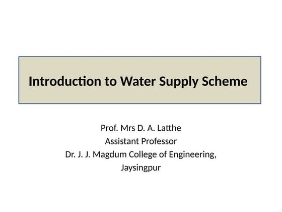 Water management (Agriculture) | PPT