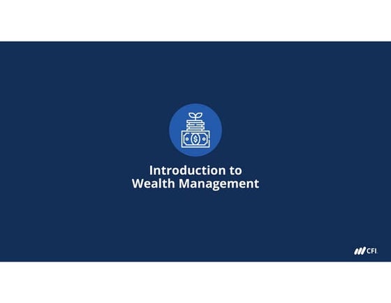 Wealth Management | PPTX | Financial Planning | Personal Finance