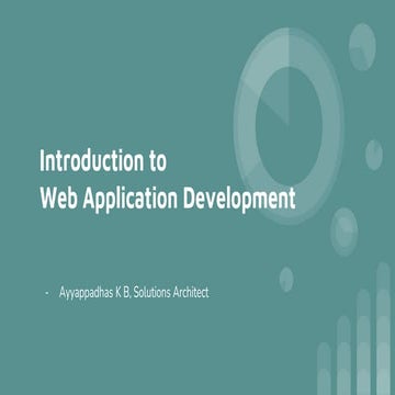 Introduction to web development