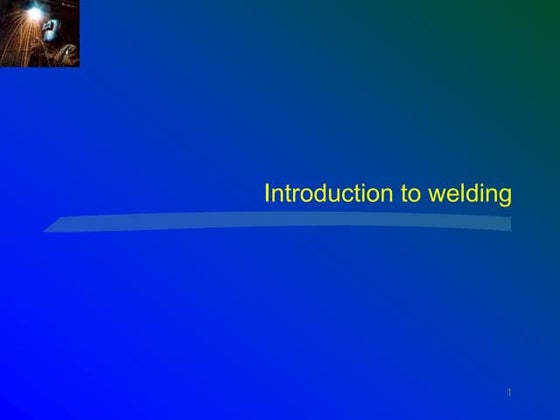 Welding workshop practice | PPT