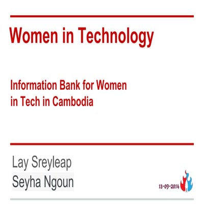 Introduction to women in technology | PPT