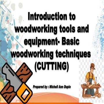 Introduction to woodworking tools and equipment- Basic woodworking ...