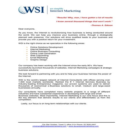 Introduction to WSI | PDF
