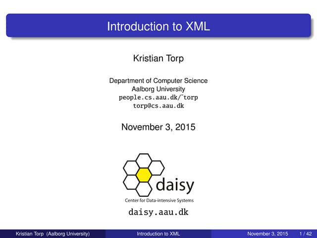 Introduction To Xml And Databases Ppt 5916