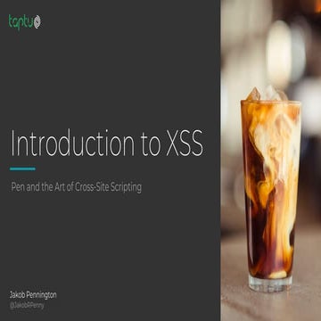 Introduction to xss | PPT