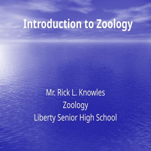 Presentation on Introduction to Zoology.pptx