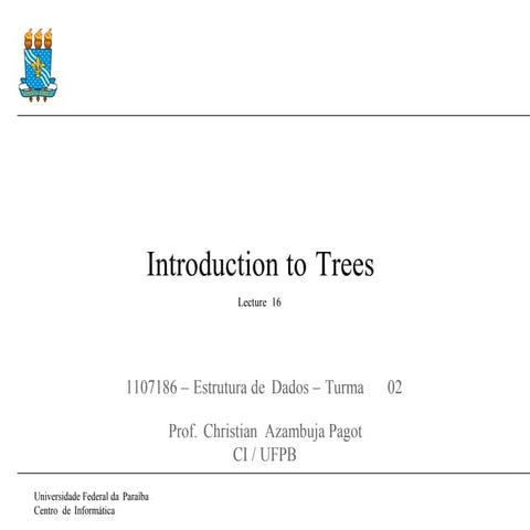 Introduction to trees | PPT