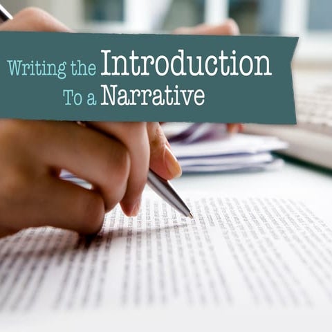 Narrative Introductions | PPT