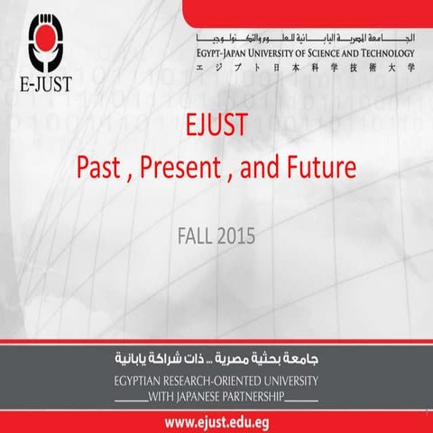 Introduction to E-JUST | PPTX