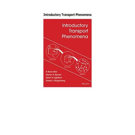 Introductory Transport Phenomena | PDF