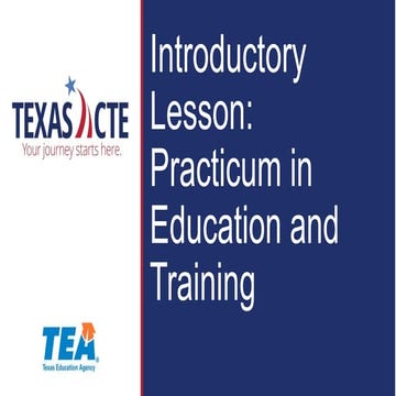 Introductory Lesson Practicum in Education and Training.pptx