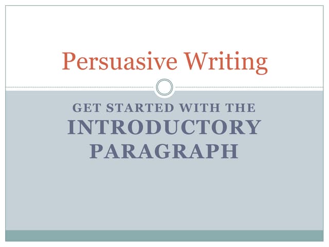 Paragraph Writing | PPT