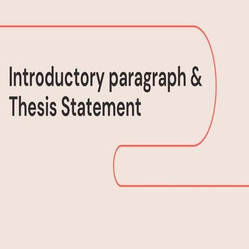 Writing Introduction (V2)_ How To Write An Introductory Paragraph of an ...