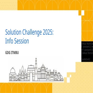 Solution Challenge - Introduction and Steps | PPTX