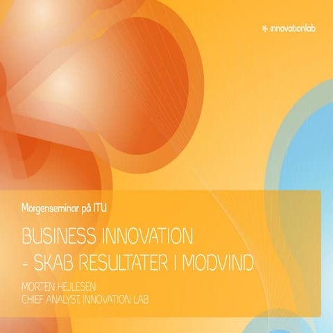 Introduktion Til Business Innovation (Itu) | PPT