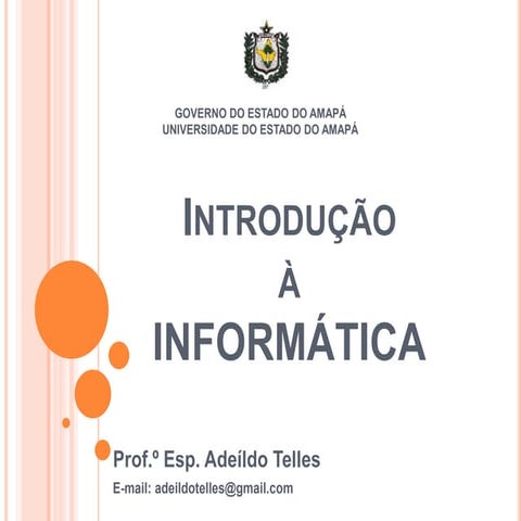 Introdução à informática | PPTX | Computing | Technology & Computing