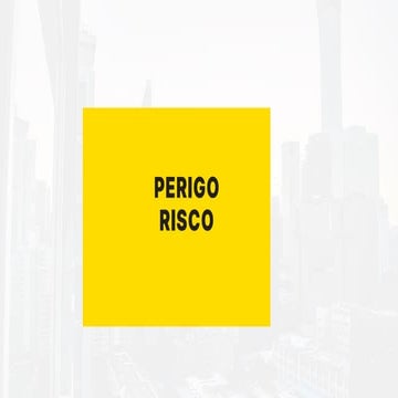 Introdução perigo e risco - Segurança do trabalho | PDF