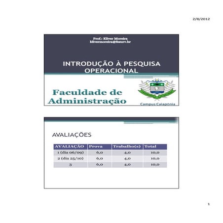 Introdução à pesquisa operacional | PDF