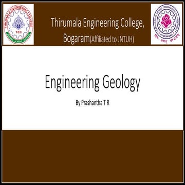 Introdution engineering geology | PPT