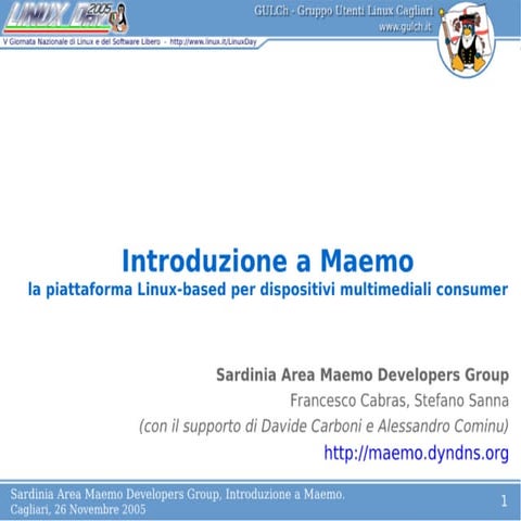 Introduzione a Maemo | PPT