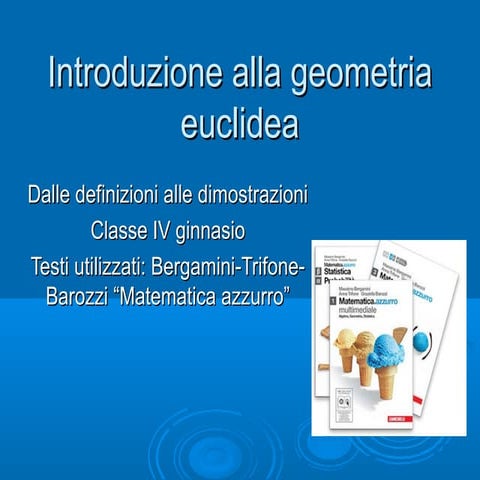 Introduzione alla geometria euclidea | PPT