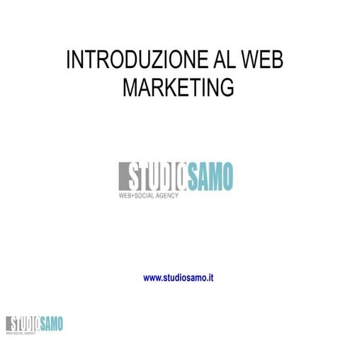 Introduzione al web marketing | PPT